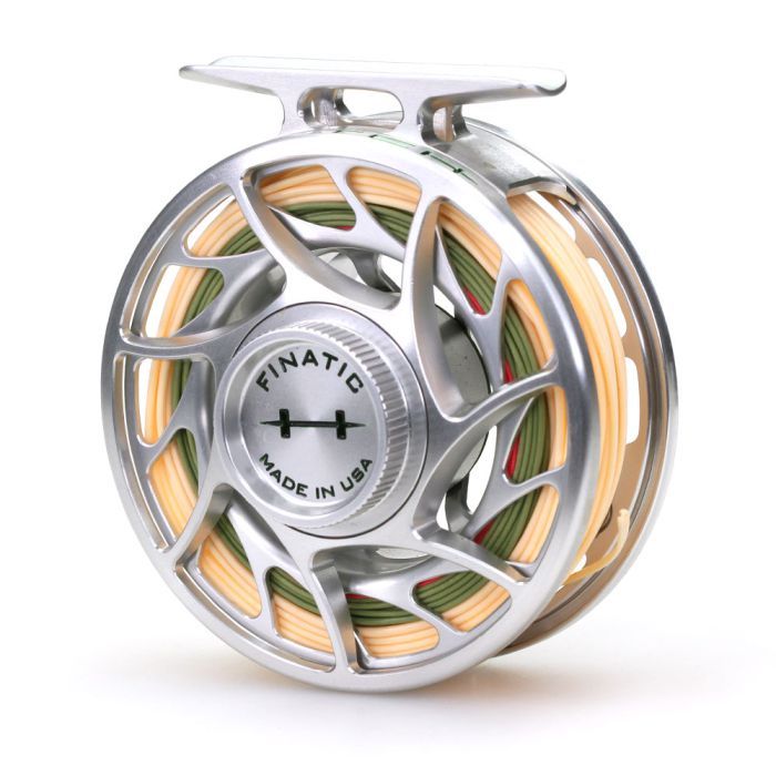 Hatch Finatic 3Plus Fliegenrolle, silver/green - 2. Hand, gebrauchte ...
