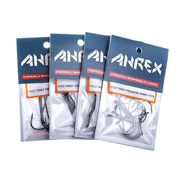 Ahrex TP612 Trout Predator Streamer Short Haken, Fliegenbinden