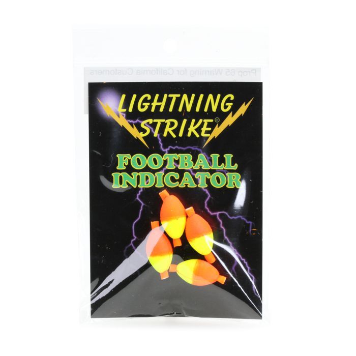 Lightning Strike Bi-Visible Football Indicator, orange/yellow