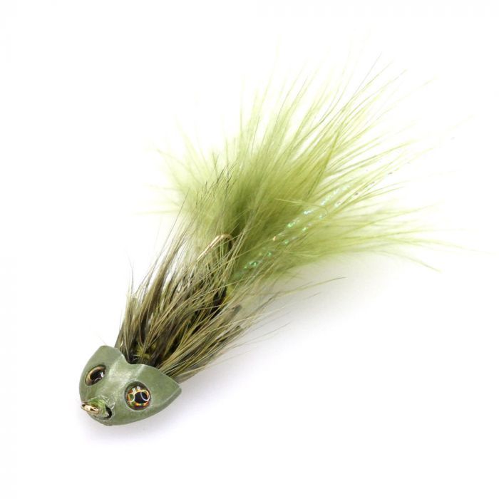 Fish-Skull Skulpin Bugger, olive, Fly Fishing