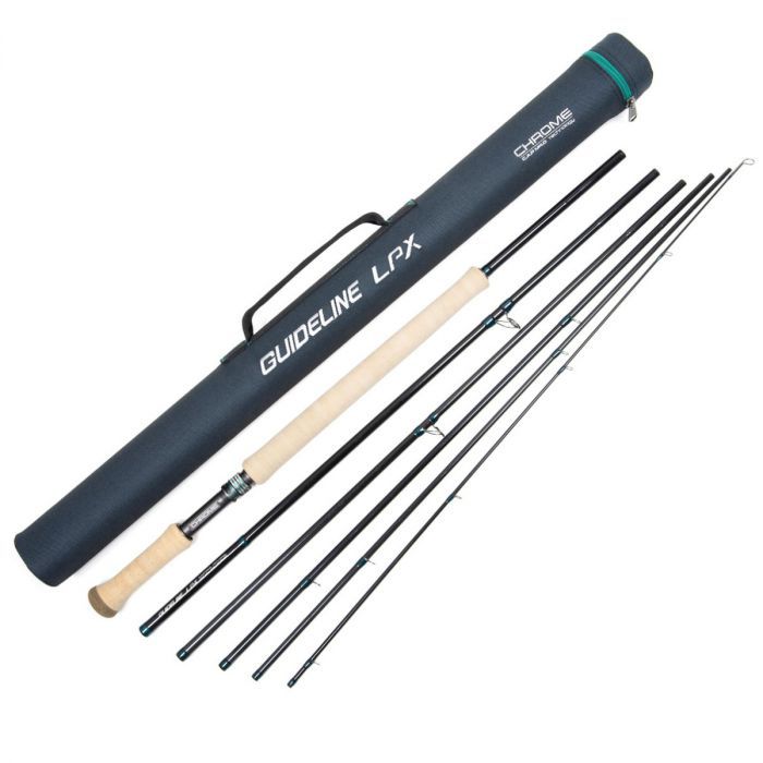 Guideline LPX Chrome Doublehand Travel Fly Rods, 6-parts, Fly Fishing