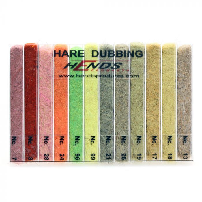 Hends Hare Dubbing Dispenser, light colors - 12 colors