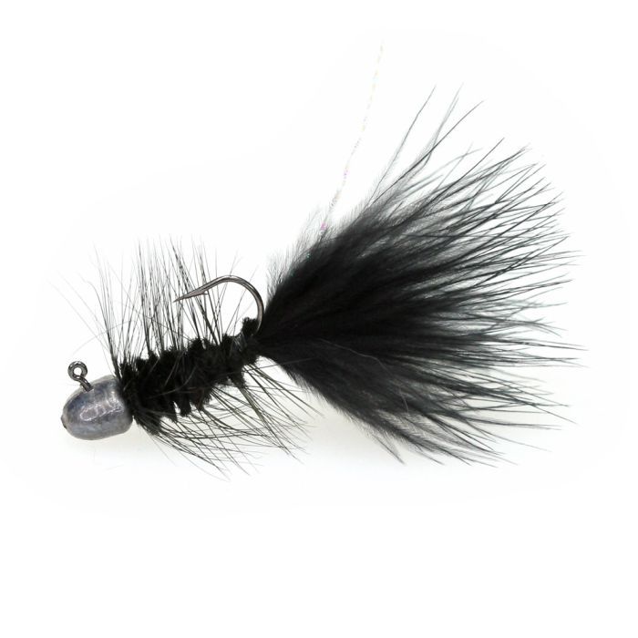 Jig Wooly Bugger, black, Fly Fishing