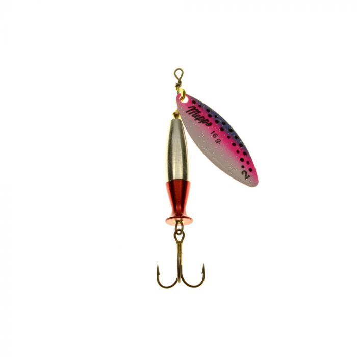 Mepps Aglia Longue Heavy Spinner, Rainbow Trout, Spin Fishing