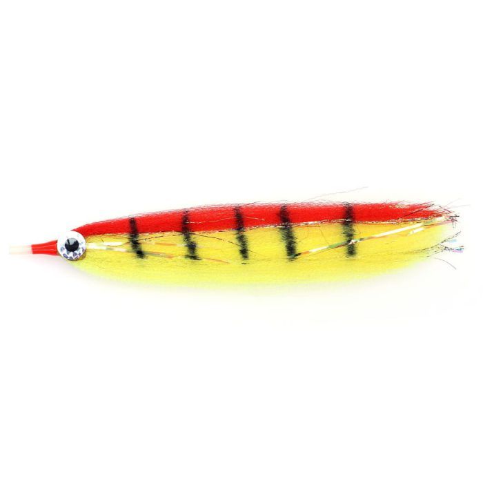 Offshore Tube Fly, red & yellow, Fly Fishing