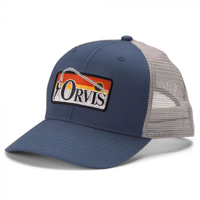 Orvis Bent Rod Badge Hat Cap, redfish, Fly Fishing