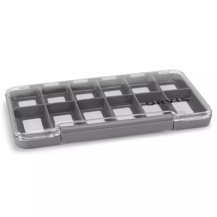 Orvis Slim Waterproof Box, Large / 12 Compartments, Fly Fishing