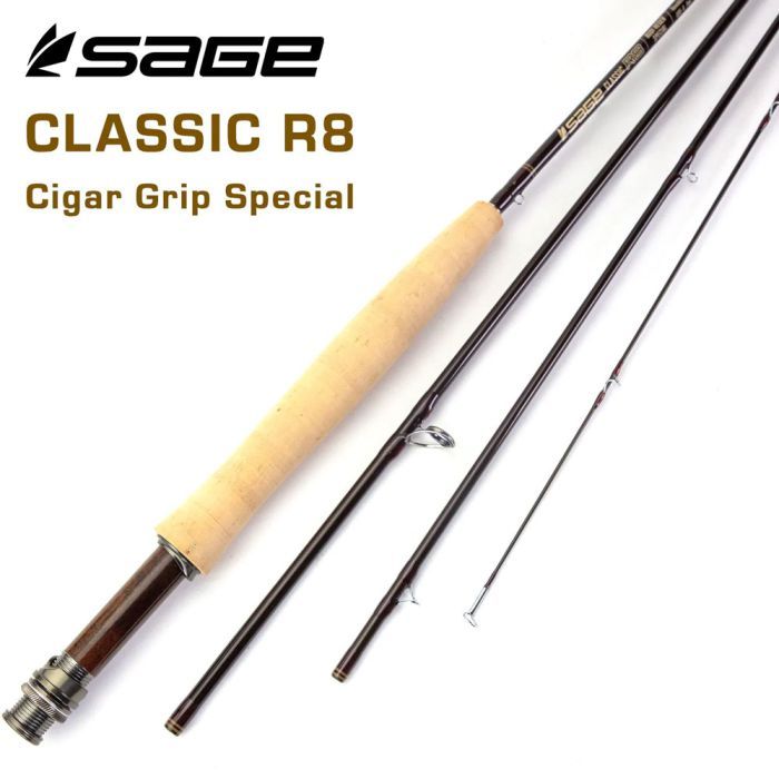 Sage Classic R8 Fly Rod with Cigar Grip, Fly Fishing