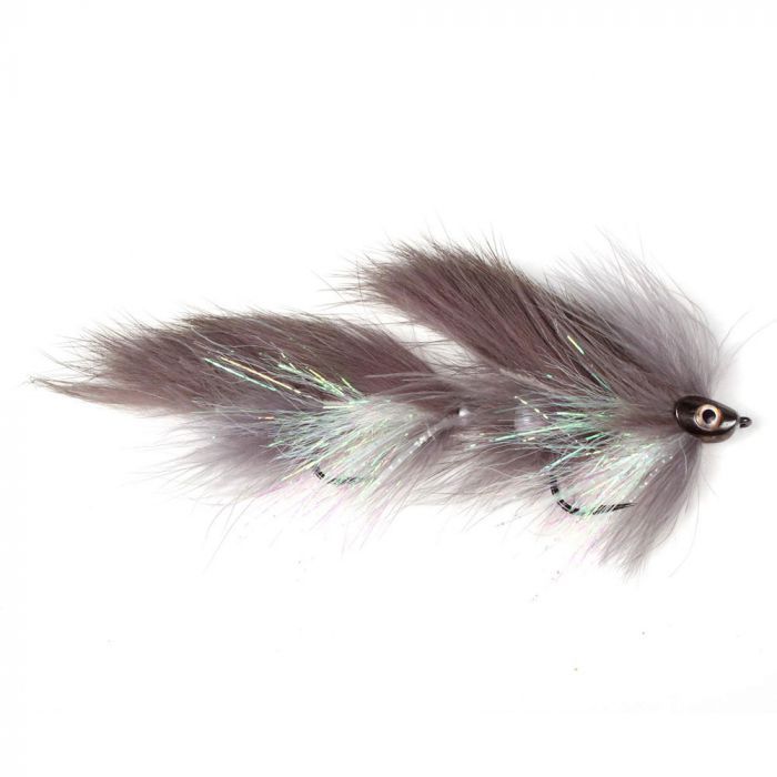 Guideline Scull Bunker Zonker, grey/white, Fly Fishing
