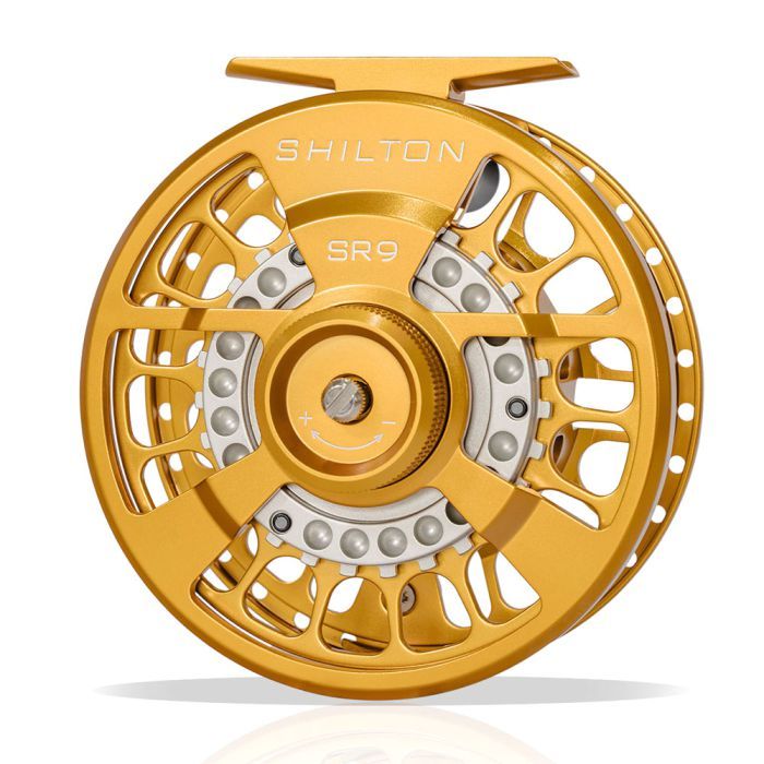 Shilton SR Series Fly Reels Fliegenrollen, gold, Fliegenfischen