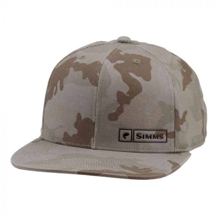 Simms Bass Logo Lockup Cap, pico camo mineral