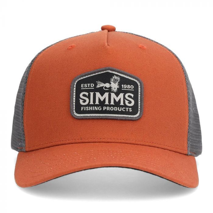Simms Double Haul Trucker Cap, Simms Orange, Fliegenfischen