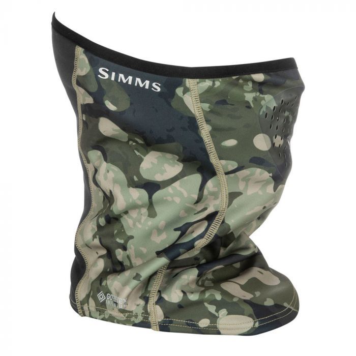 Simms Gore-Tex Infinium Neck Gaiter, riparian camo