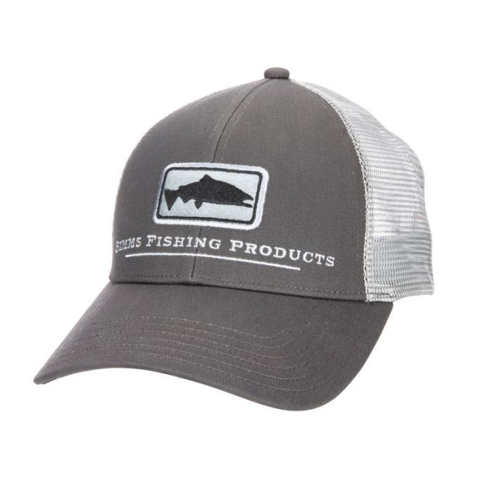 Simms Salmon Icon Trucker Cap, carbon