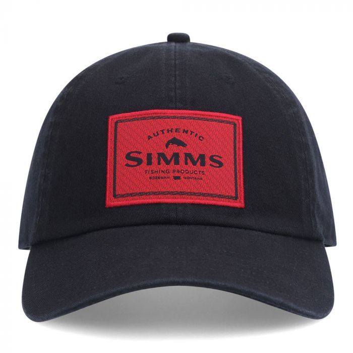 Simms Single Haul Cap, black red, Fly Fishing