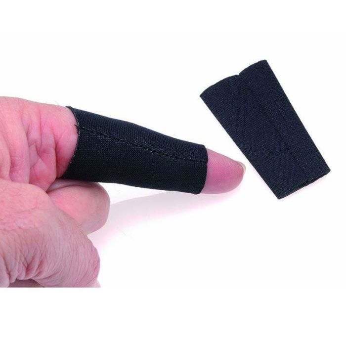 TMC Stripping Finger Guards Long - 1 mm, black, Fly Fishing