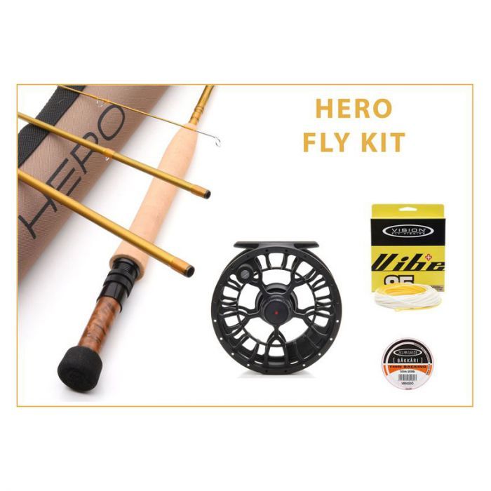 Vision Hero Combo Fly Kit, Fly Fishing