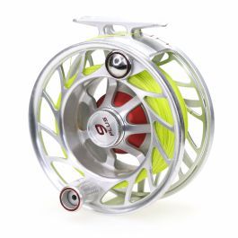 Hatch Finatic 9Plus LargeArbor Fly Reel, silver/red - 2nd Hand, used ...