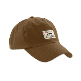 Orvis Vintage Waxed-Cotton Ball Cap, sandstone