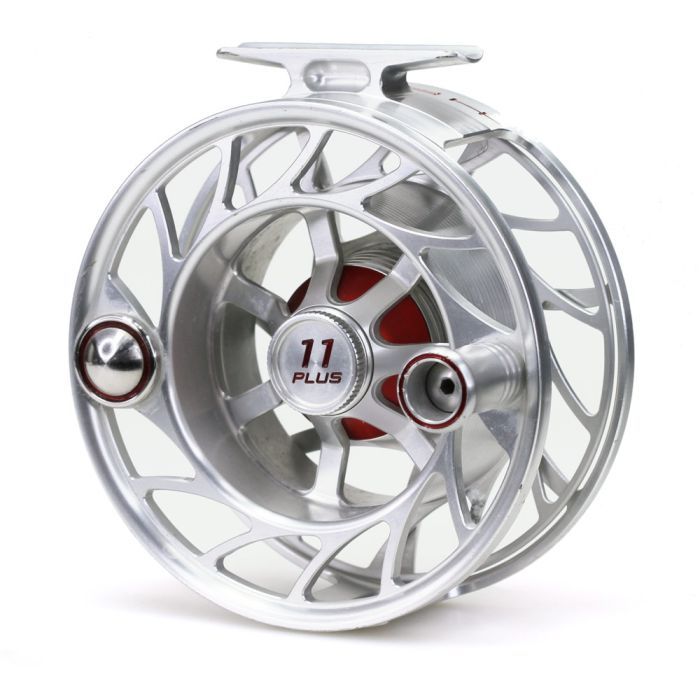 Hatch Finatic 11Plus Fliegenrolle, silver/red - 2. Hand, gebrauchte ...