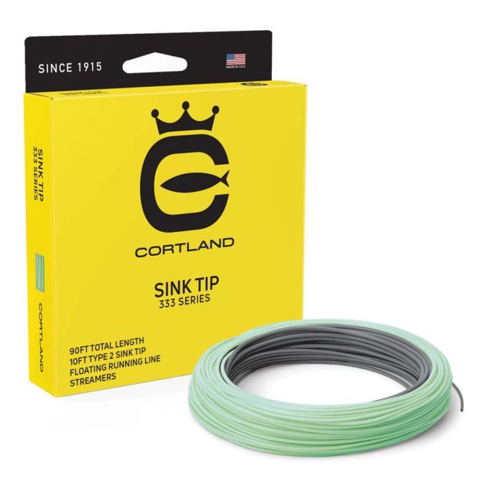 Cortland 333 Series Sink Tip WF Fly Line, Fly Fishing