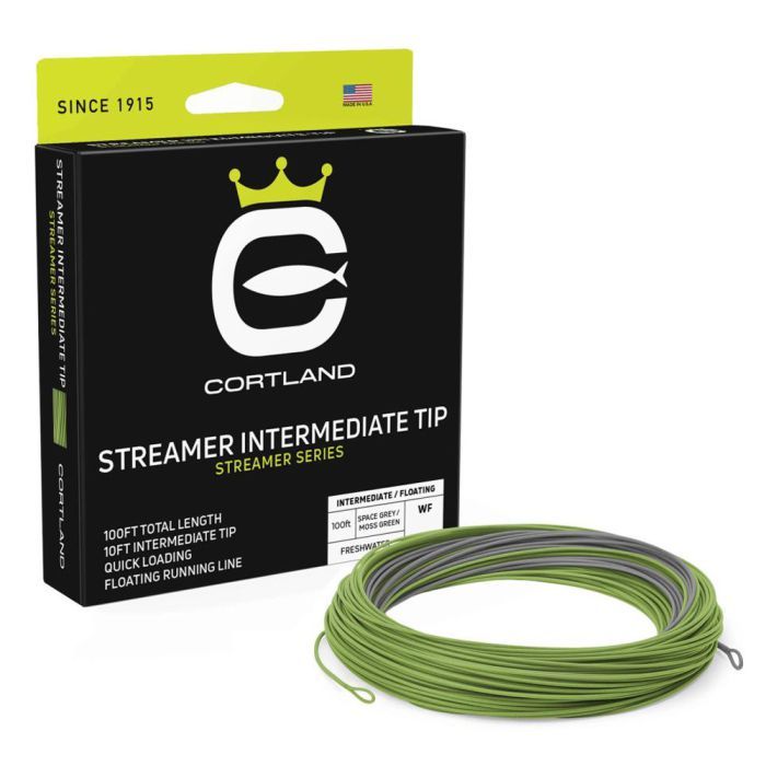 Cortland Streamer Intermediate Tip WF Fly Line, Fly Fishing