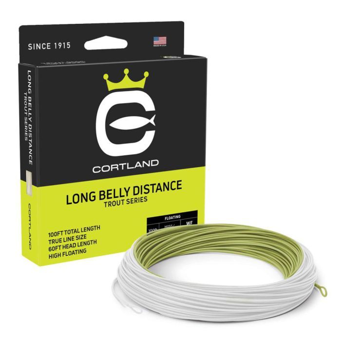 Cortland Trout Long Belly Distance WF Floating Fly Line, Fly Fishing