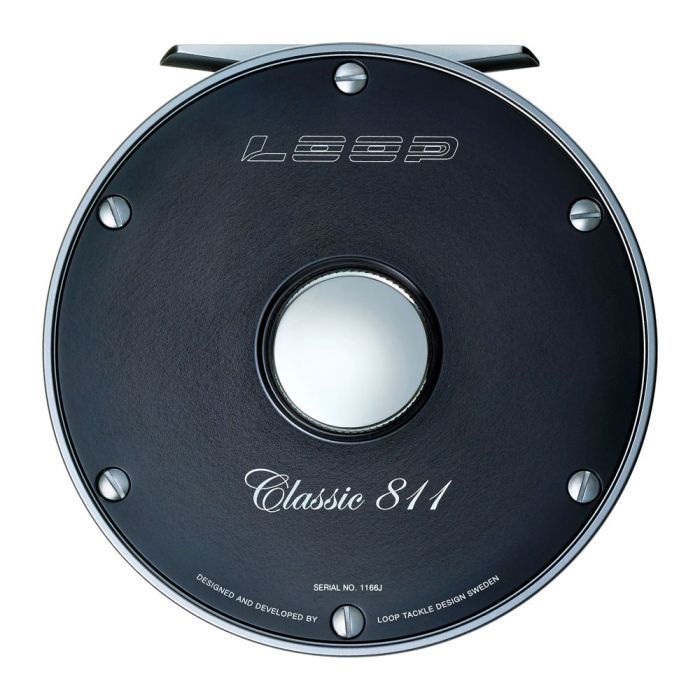 Loop Classic 8/11 Fly Reel, Solid Plate Finish, Fly Fishing