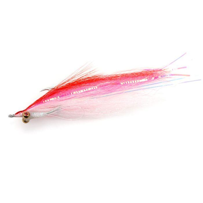Mega Clouser, pink & white, Fly Fishing