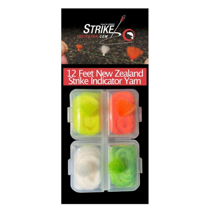 New Zealand Strike Indicator Wool Dispenser, white, green, yellow ...