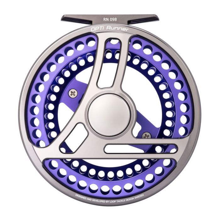 Loop OPTi Runner Fliegenrolle, Twilight Violet, Fliegenfischen