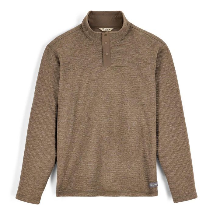Simms Harbour Sweater, sturgeon heather, Fly Fishing