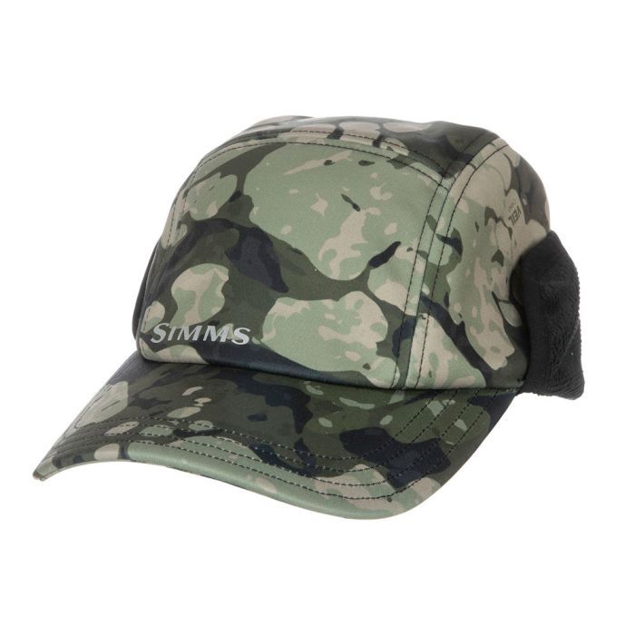 Simms Gore-Tex Infinium Wind Cap, riparian camo