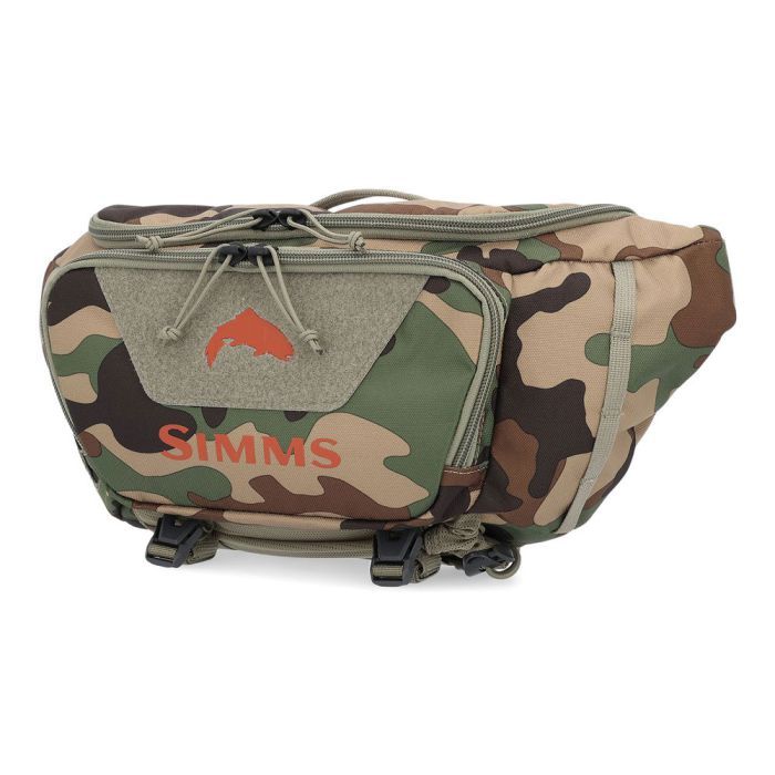 Simms Tributary Hip Pack Hüfttasche, woodland camo, Fliegenfischen