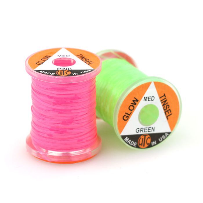 UTC Glow Tinsel, #M, Fly Tying