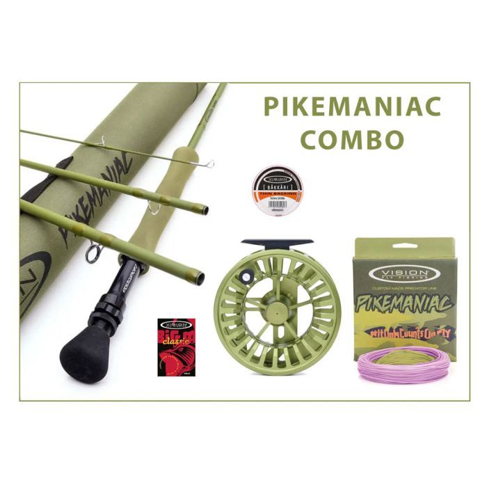 Vision Pikemaniac Combo Kit, Fly Fishing for Pike