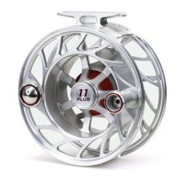 Hatch Finatic 11Plus Fly Reel, silver/red- 2nd Hand, used Fishing ...
