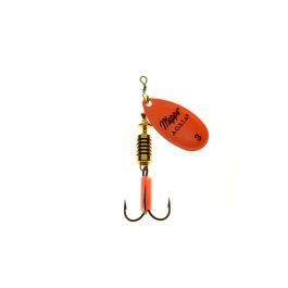 Mepps Aglia Spinner, fluo orange, Spin Fishing