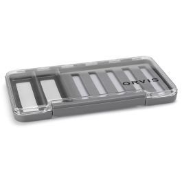 Orvis Slim Waterproof Box, Large / 2 Compartments and Foam, Fly Fishing