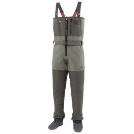 Simms Freestone Z Stockingfoot Waders ZIP Wathose, dark gunmetal