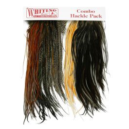 Whiting Introductory Hackle Pack, Four 1/2 Saddles